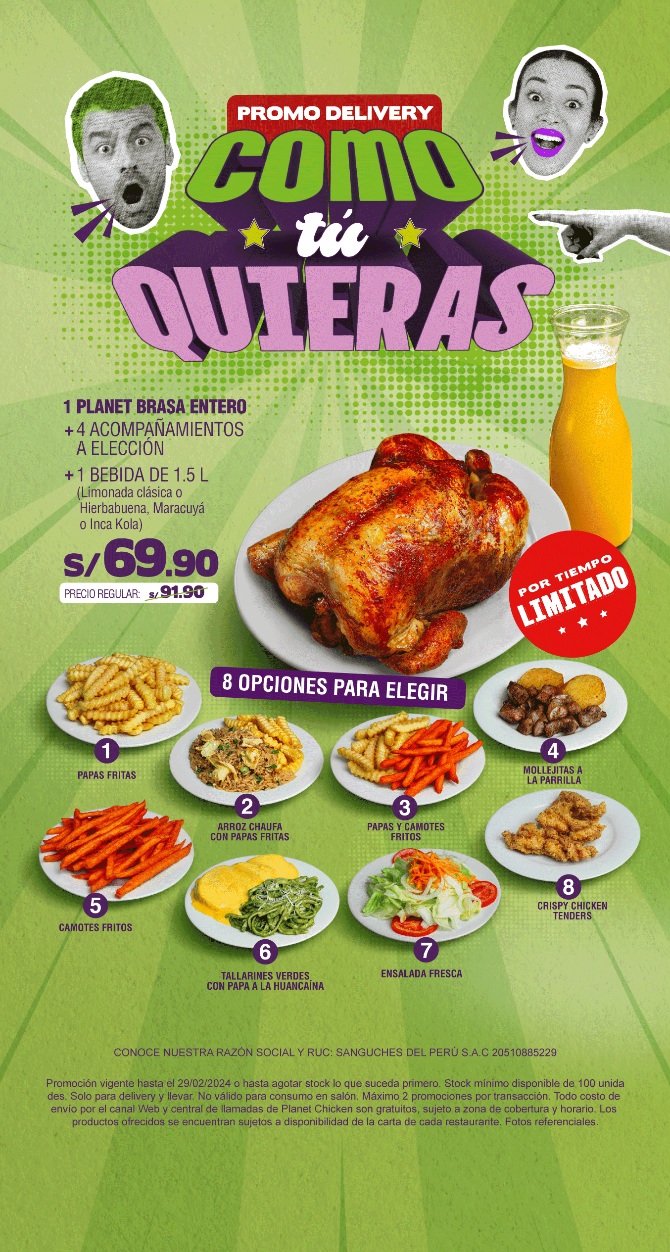 Delivery, Ofertas, Promociones solo en Planet Chicken disfruta el mejor ...